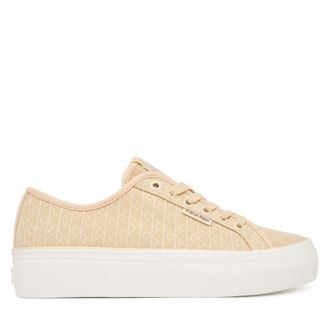Calvin Klein Sneakers Calvin Klein Vulc Flatf Laceup Jaq Aop HW0HW03265 Hellgelb