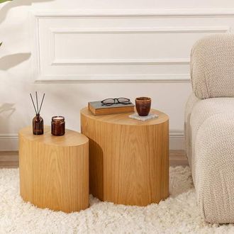 Dmora Couchtisch Turbigo 34x40x49h cm Braun