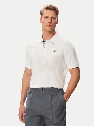 Beverly Hills Polo Club Poloshirt P-SS26M-P450106 Wei&szlig; Regular Fit