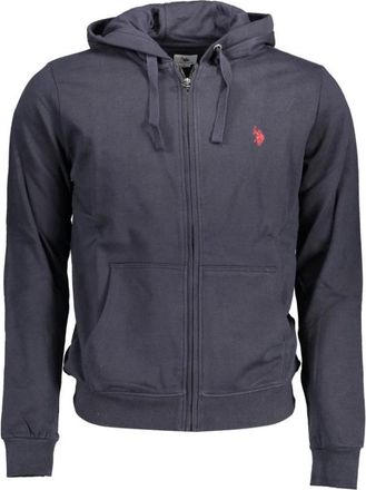 U.S.Polo Association U.s. Polo Assn., Homme, Sweatshirts et sweats &agrave; capuche, Bleu, Taille: XL SweaT-shirt &agrave; capuche zipp&eacute;