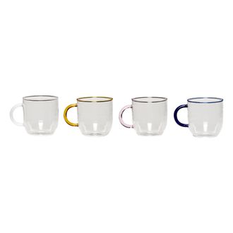 H&uuml;bsch Tasses en verre - Set de 4 H&uuml;bsch