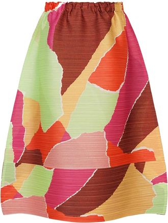Issey Miyake Pleats Please Surprise Skirt - Multicolor