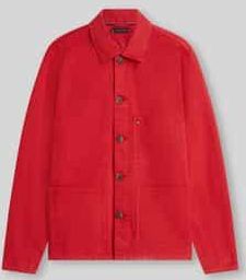 Tommy Hilfiger Regular Fit Hemdjacke aus reiner Baumwolle