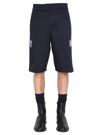 Missoni Cotton Cargo Shorts - Blue