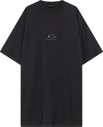 Balenciaga t-shirt Loop Sports &agrave; manches courtes - Noir