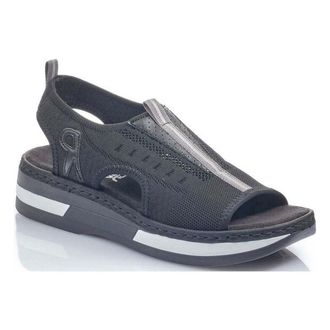 Rieker black casual open sandals
