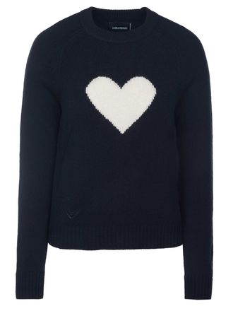 Zadig&Voltaire Zadig & Voltaire Pullover LILI WS HEART schwarz