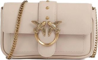 Pinko Pinko, Femme, Sacs, Beige, Taille: ONE Size Love One Pocket