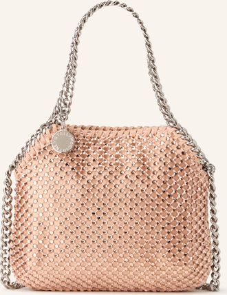 Stella McCartney Schultertasche Falabella Mit Schmucksteinen rosa