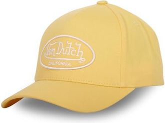 Von Dutch Casquette Homme & Femme Ajustable, Casquette Baseball Originale et Confortable, Jaune Taille TU