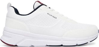 Tommy Hilfiger Sneakers Light Knitted Hilfiger Runner FM0FM06010 Wei&szlig;