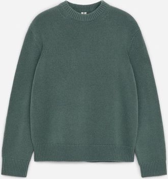 Arket Strickpullover Aus Schwerer Wollmischung -Grün