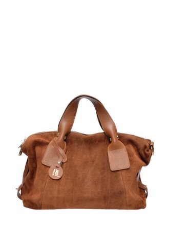 Anna Luchini Braun Rindsledertasche