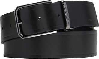 Piquadro Homme, Accessoires, Noir, Taille: ONE Size Ceinture homme r&eacute;versible en cuir avec boucle-ardillon