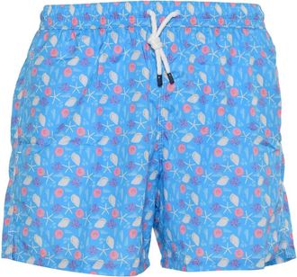 Fedeli Homme, Maillots de bain, Bleu, Taille: S Madeira Swim Trunk
