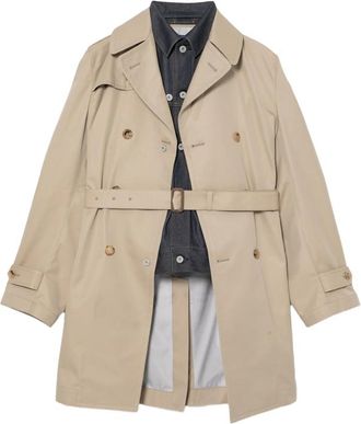 Junya Watanabe Denim-patch Trench Coat