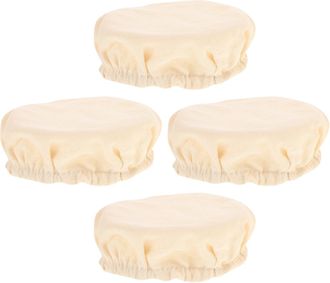 FOMIYES 4 St&uuml;ck pack Wiederverwendbare Stoffabdeckungen f&uuml;r Einmachgl&auml;ser 7,5-10,5cm Luftdichte Ersatz Deckel f&uuml;r G&auml;rgl&auml;ser Hygienische K&uuml;chenschutzh&uuml;llen zum