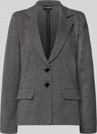 Emporio Armani Regular Fit Blazer mit Pattentaschen