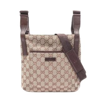 Gucci Sac bandouli&egrave;re GG Canvas Pre-owned - Femme - Pre-owned - Beige - Taille: ONE Size