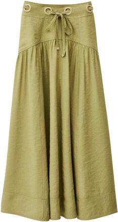 BA&SH Femme, Jupes, Vert, Taille: 40 FR Élégante Jupe Donia pour Femmes