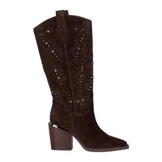 Alma En Pena Studded Absatzstiefel Steine - - Shoes - Damen - Braun - 41 EU
