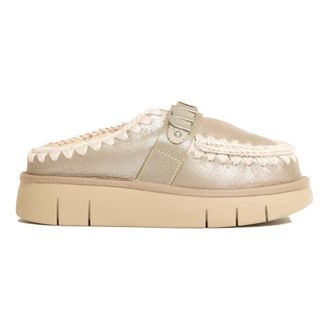 Mou Bounce Clog Metal Logo - - Shoes - Damen - Beige - 37 EU