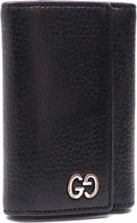Gucci unisex, Pre-owned, Noir, Taille: ONE Size Porte-cl&eacute;s en cuir Pre-owned