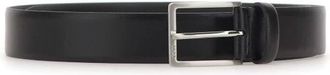HUGO BOSS Homme, Accessoires, Noir, Taille: 110 CM Ceinture en cuir de fabrication italienne avec boucle &agrave; logo grav&eacute;