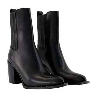 Golden Goose Womens Ankle Boot Black Calfskin