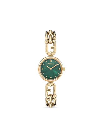 Furla montre Arco Chain 30 mm - Vert