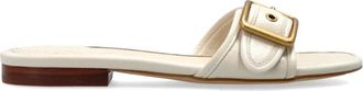 Coach Femme, Chaussures, Beige, Taille: 35 1/2 EU Sandale plate Margot