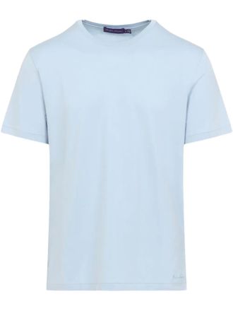 Ralph Lauren Purple Label t-shirt à patch logo - Bleu