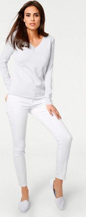 Heine Strickpullover V-Ausschnitt-Pullover