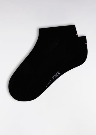 Eden Park Chaussettes En Coton Stretch M&eacute;lang&eacute; Noires
