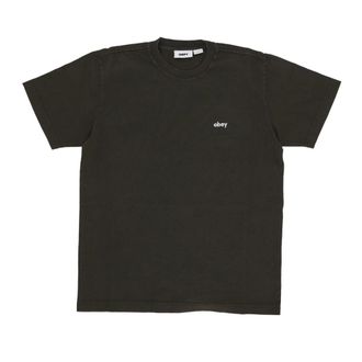 Obey Lowcase Pigment Tee - - Tops - Herren - Gr&uuml;n - XL