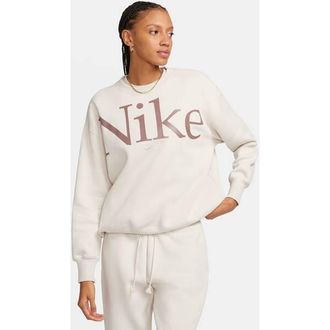 Nike Damen Shirt W NSW PHNX FLC OS LOGO CREW