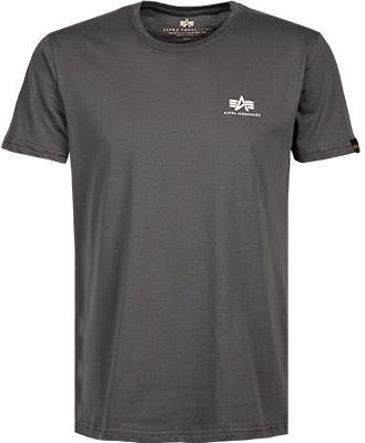 Alpha Industries Herren T-Shirt grau Baumwolle