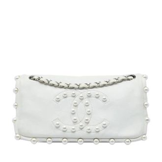 Chanel Pre-owned Pearl Obsession Flap - - Pre-owned - Damen - Wei&szlig; - ONE SIZE