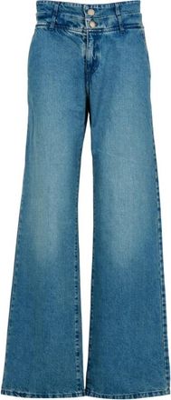Federica Tosi Femme, Jeans, Bleu, Taille: W29 Wide Jeans