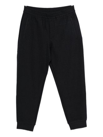 Emporio Armani Cotton-Blend Sweatpants Joggers - Black