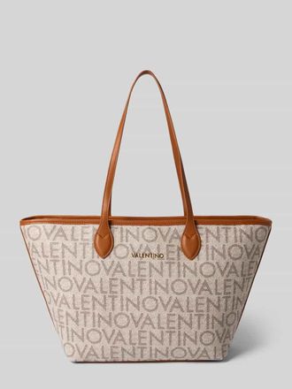 Valentino Handbags Shopper mit Logo-Muster und Label-Applikation