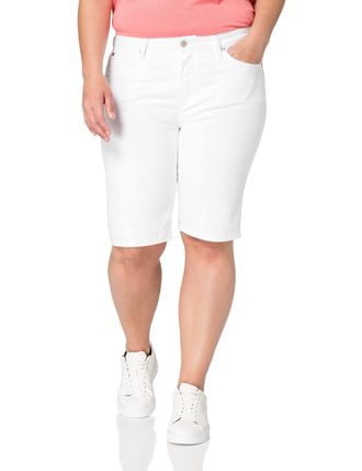 Tommy Hilfiger Damen Venice Slim RW CLR Bermuda Shorts, Weiß, W26