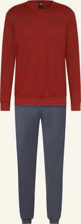 CALIDA Calida Schlafanzug Relax Essentials rot