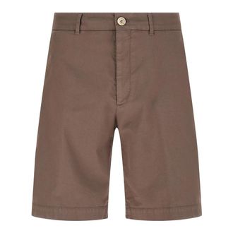 Brunello Cucinelli Bermuda-Shorts mit St&uuml;ckf&auml;rbung - - Shorts - Herren - Braun - 2XL