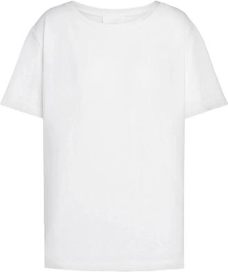 Dondup Femme, Tops, Blanc, Taille: 36 FR Crew Neck T-shirt