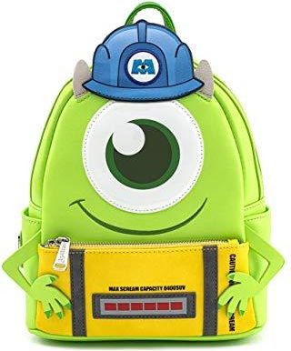 Loungefly Disney Monsters Inc Mike Wazowski Scare Cosplay Womens Double Strap Shoulder Bag Purse