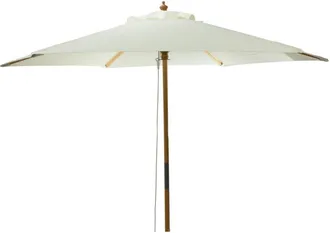 Bigbuy Parasol de jardin en bois, &oslash; 250 cm