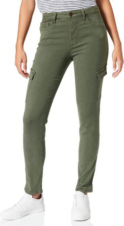 Camel Active Damen 3760056434 Hose, Dark Green, 34W / 30L