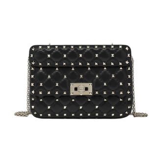 Valentino Garavani Rockstud Spike Small Umh&auml;ngetasche - - Bags - Damen - Schwarzk - ONE SIZE