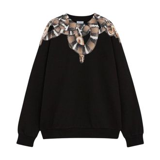 Marcelo Burlon Herren, Sweatshirts & Hoodies, Schwarzk, XSGr&ouml;&szlig;e